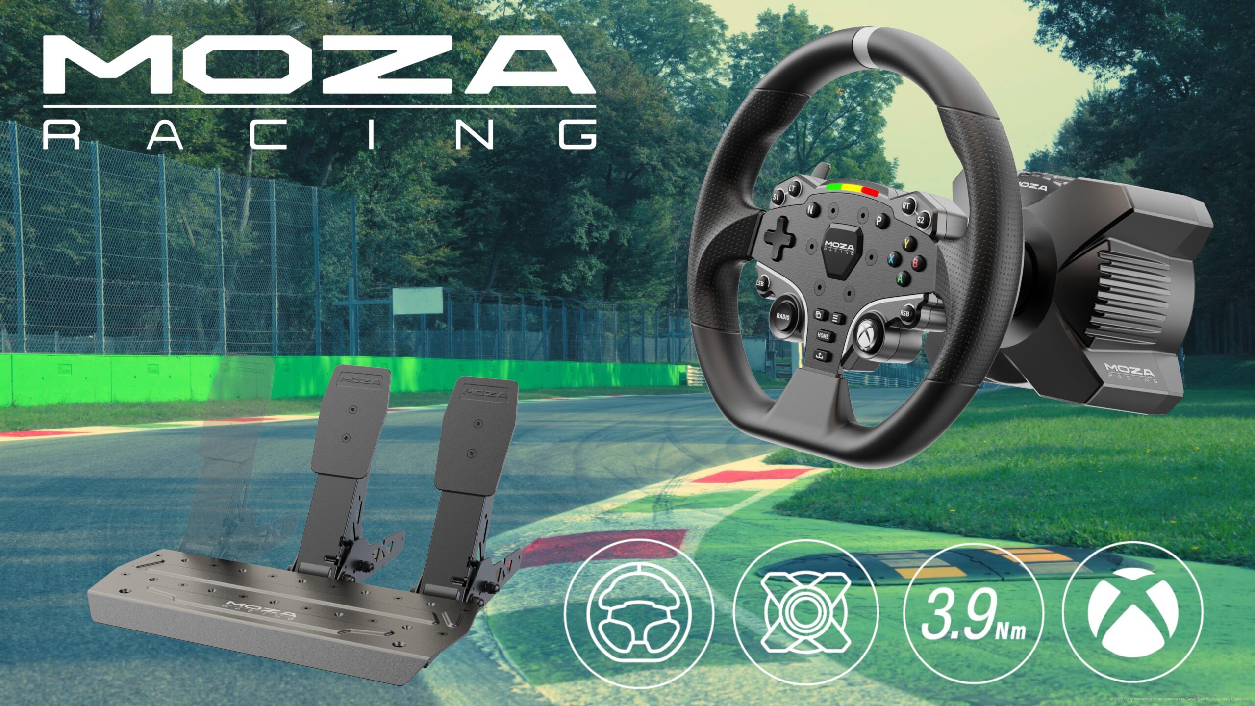 MOZA Racing R3 Bundle RS053 Xbox PC Zestaw Dwupedałowy - Mediak.pl ...