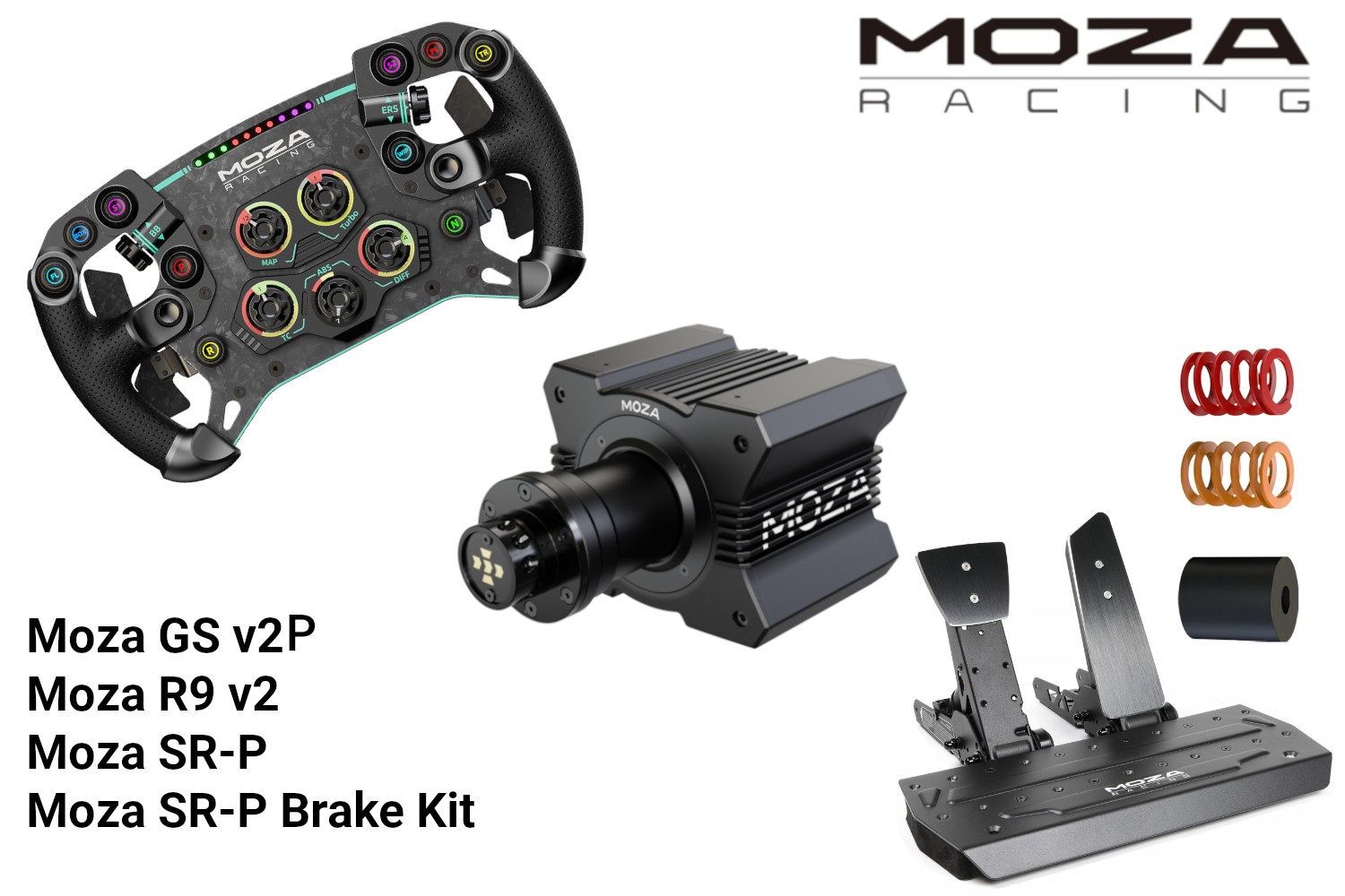 Zestaw Moza Racing R9 , GS V2P , SR-P , Brake Kit - Mediak.pl ...